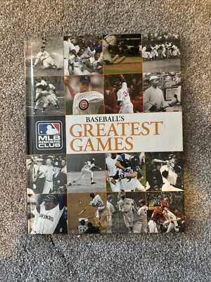 Baseballs Greatest Games Book - MLB Insiders Club Book | eBay