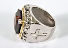 New Men's Clergy Apostle Ring, Sterling Silver, (SUBS166 S-R), Red | eBay