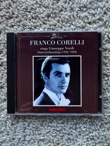 Opera CD Franco Corelli Sings Giuseppe Verdi Historical Recordings 1991 ...