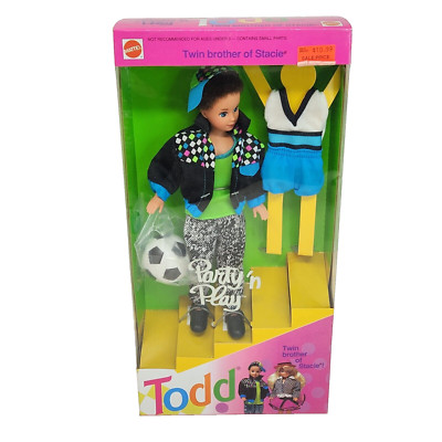 VINTAGE 1992 PARTY N PLAY TODD BARBIE DOLL # 7903 MATTEL NEW IN ...