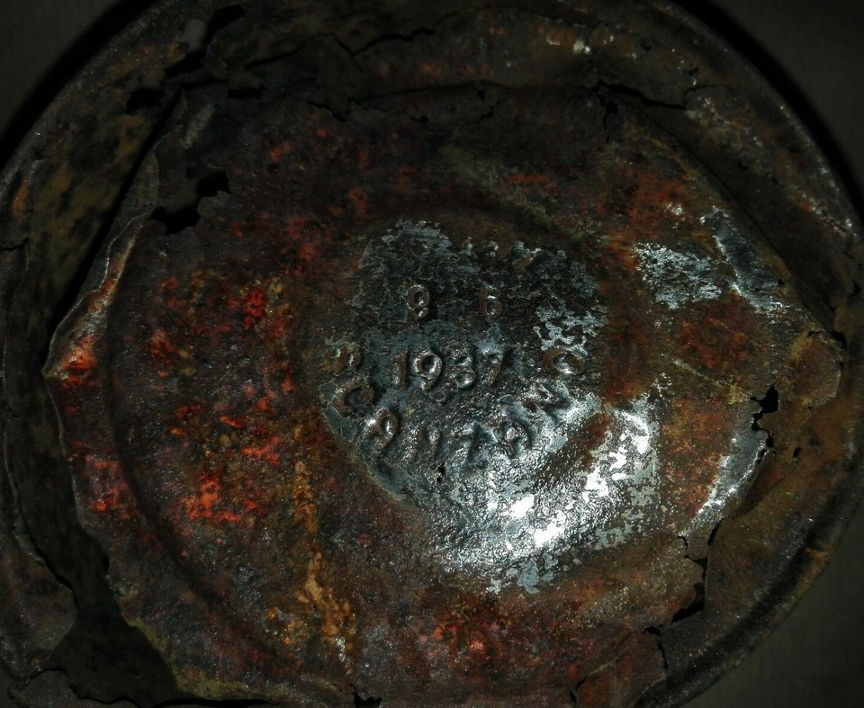 UNIQUE AFRIKA KORPS – ITALIAN BIG FOOD CAN - RATION TIN, MARKED: 1937 ...