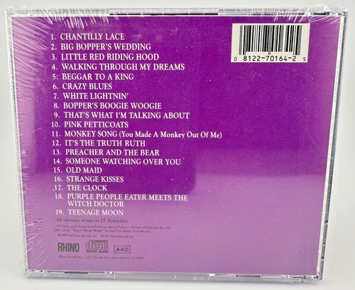 Hello Baby: Best of the Big Bopper by The Big Bopper (CD, 1990) for ...