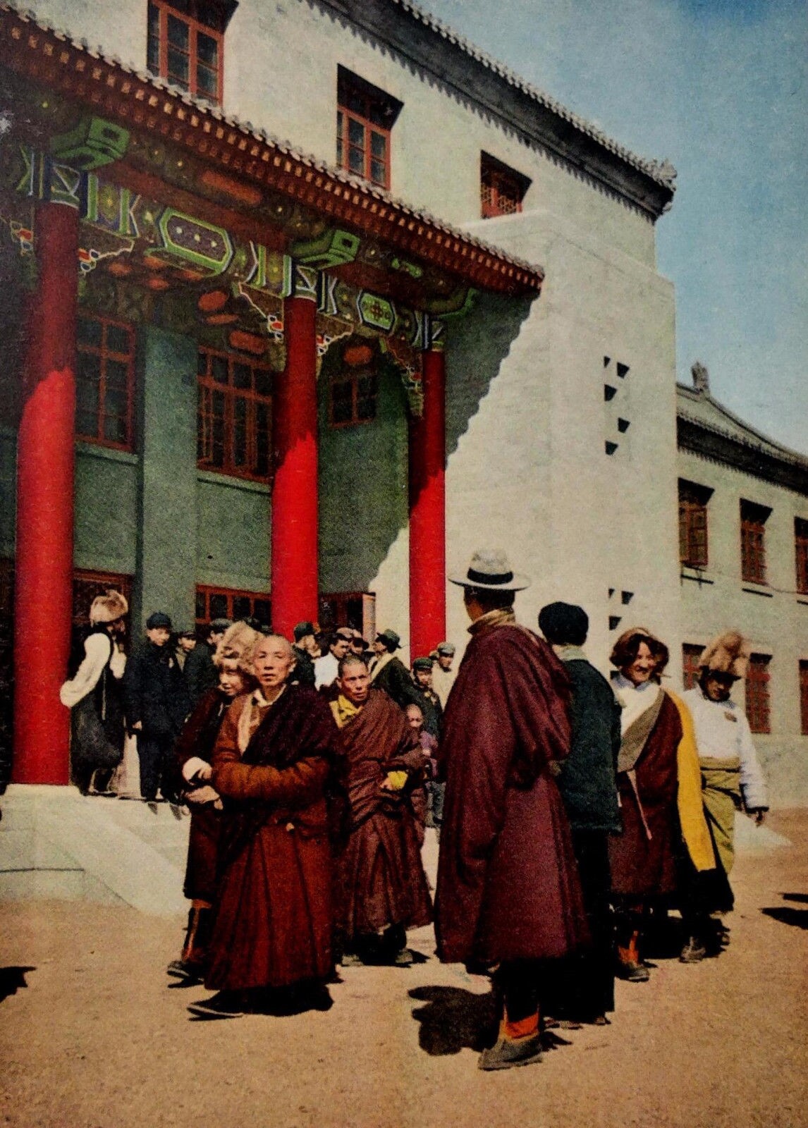 1954 PRC CHINA EMBASSY PROPAGANDA Central Institute Nationalities Photo ...