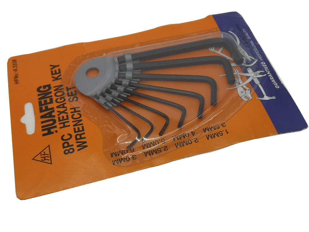 1set Metric Allen Key Hex Keys Alan Allan Wrench Steel Tools 1.5mm ...