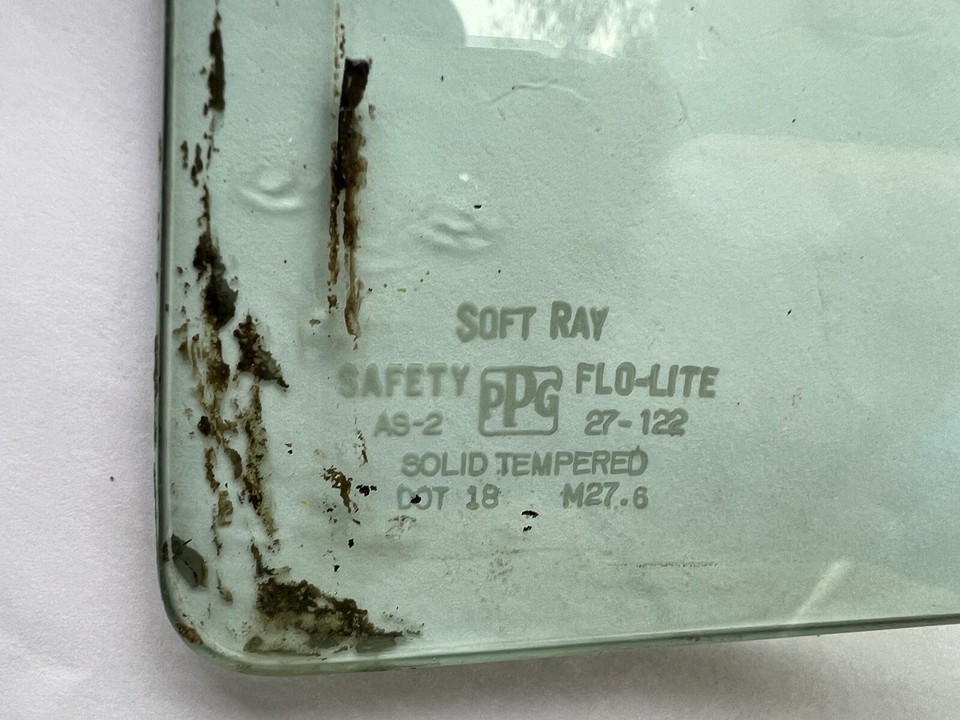 1971 - 1977 Vega Wagon RH Quarter Glass Soft Ray AS-2 27-122 M27.6 #1 ...