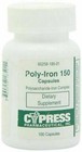 Cypress Poly Iron 150 mg 100 Capsules 360258185011| eBay