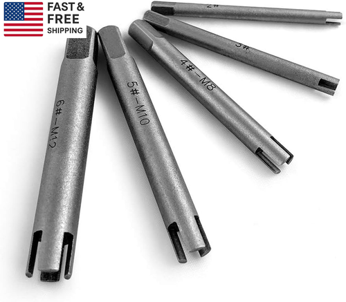 Tap Extractor 4 Flute Broken Head Screw Remover Stripped Tap Extractor ...