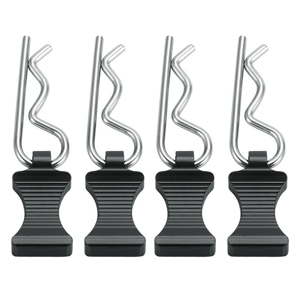 4Pack 2 Colors Body Shell Clips With Mount For Axial SCX6 AXI05000 1/6 ...