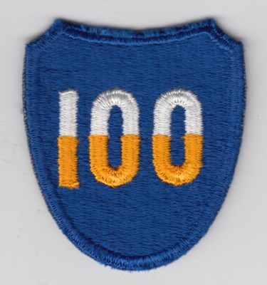 Vintage US Army 100th Infantry Division Patch Insignia Military Color ...