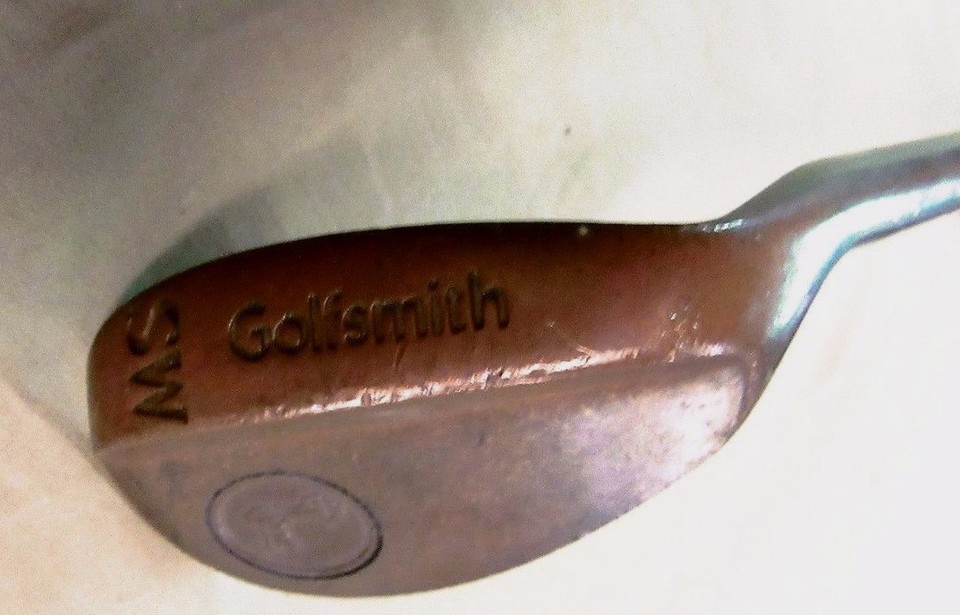 GOLFSMITH CUSTOM SW Bronze/BECU Medallion Hand/Hammer Sand Wedge Iron ...