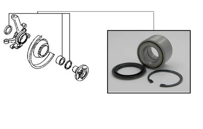 Front Wheel Bearing Kit For Ford Ranger / Mazda BT50 Pick Up 2.5TD ...