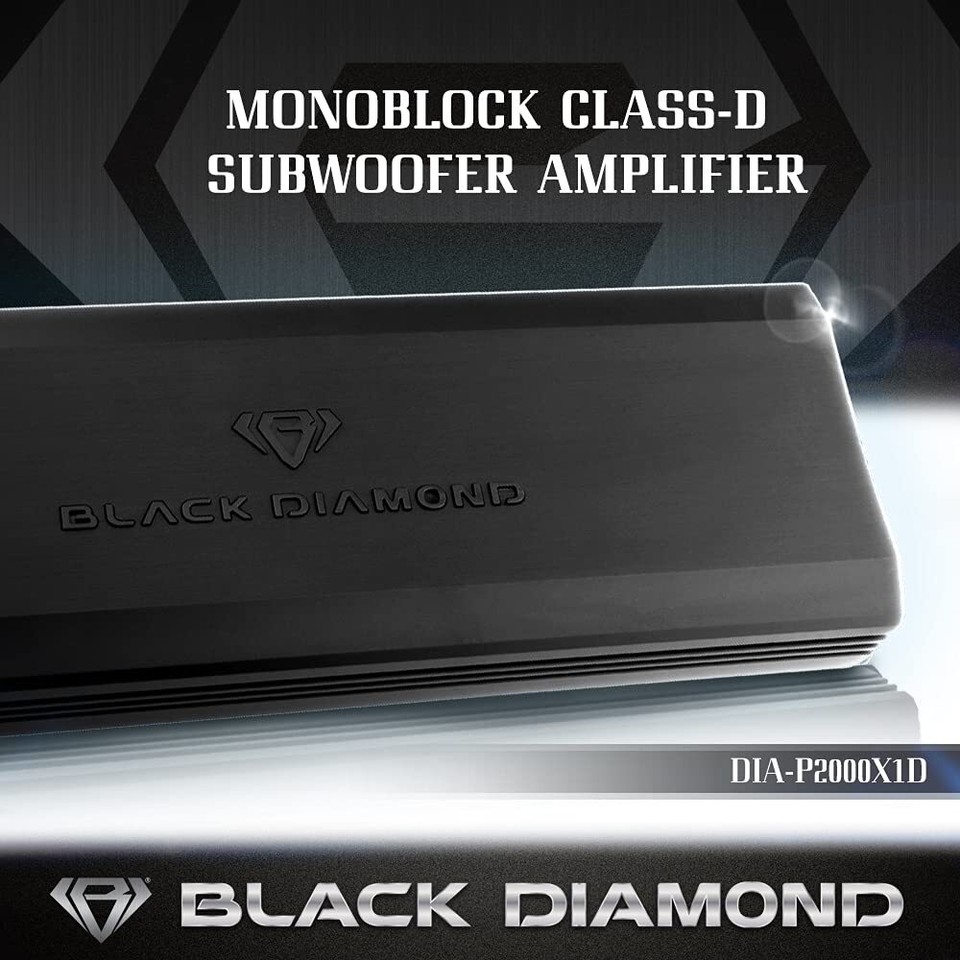 Black Diamond Car Audio Amplifier Class D 1-Channel Monoblock - DIA ...