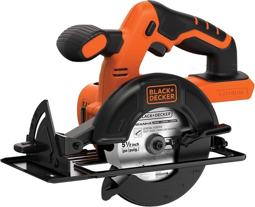 20-Volt 5-1/2-In Cordless Circular Saw Battery Powered Variable-Speed ...