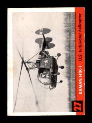 1956 Topps Jets (R707-1) #27 Kaman HTK-1 U.S. torborotor helicopter | eBay