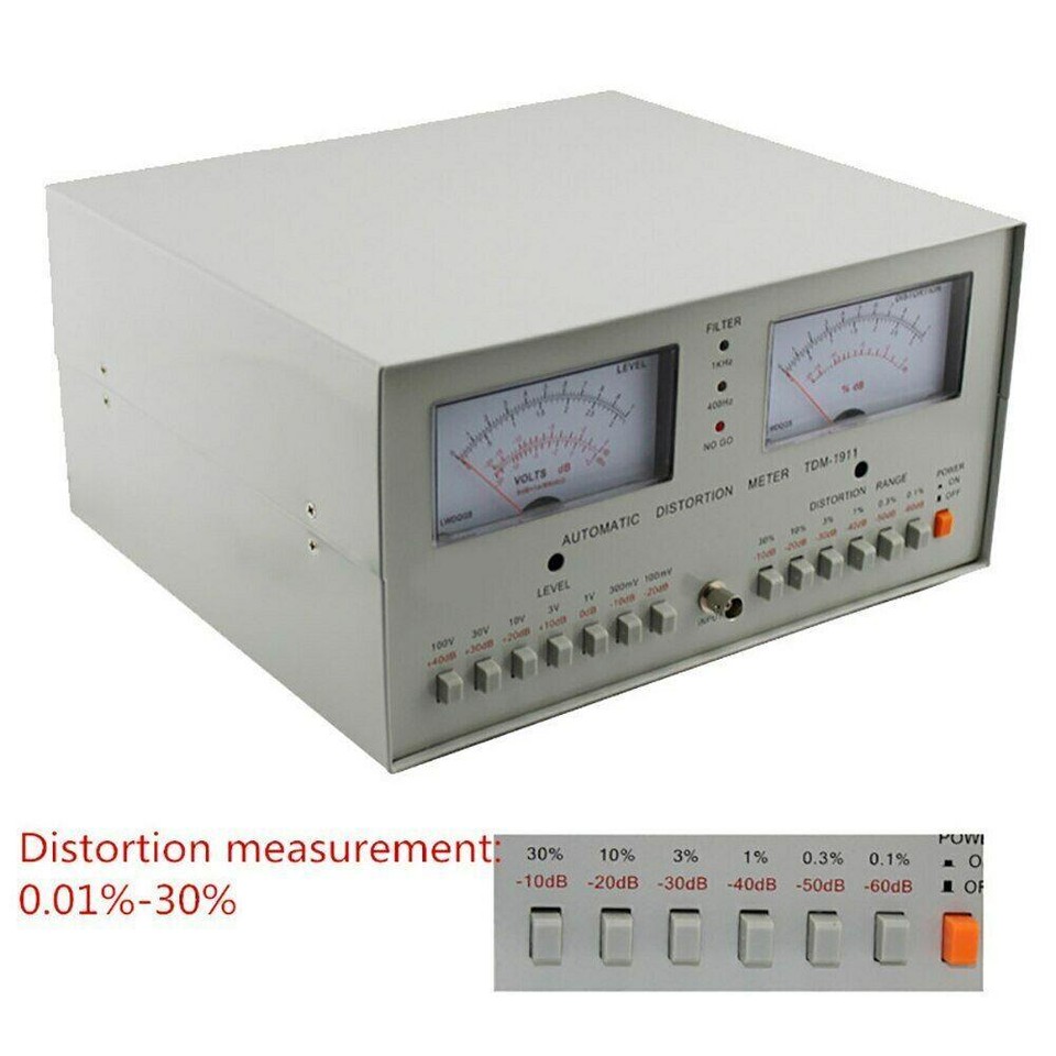 TDM-1911 Automatic Distortion Meter 0.01%-30% 110V 220V Frequency 20kHz ...