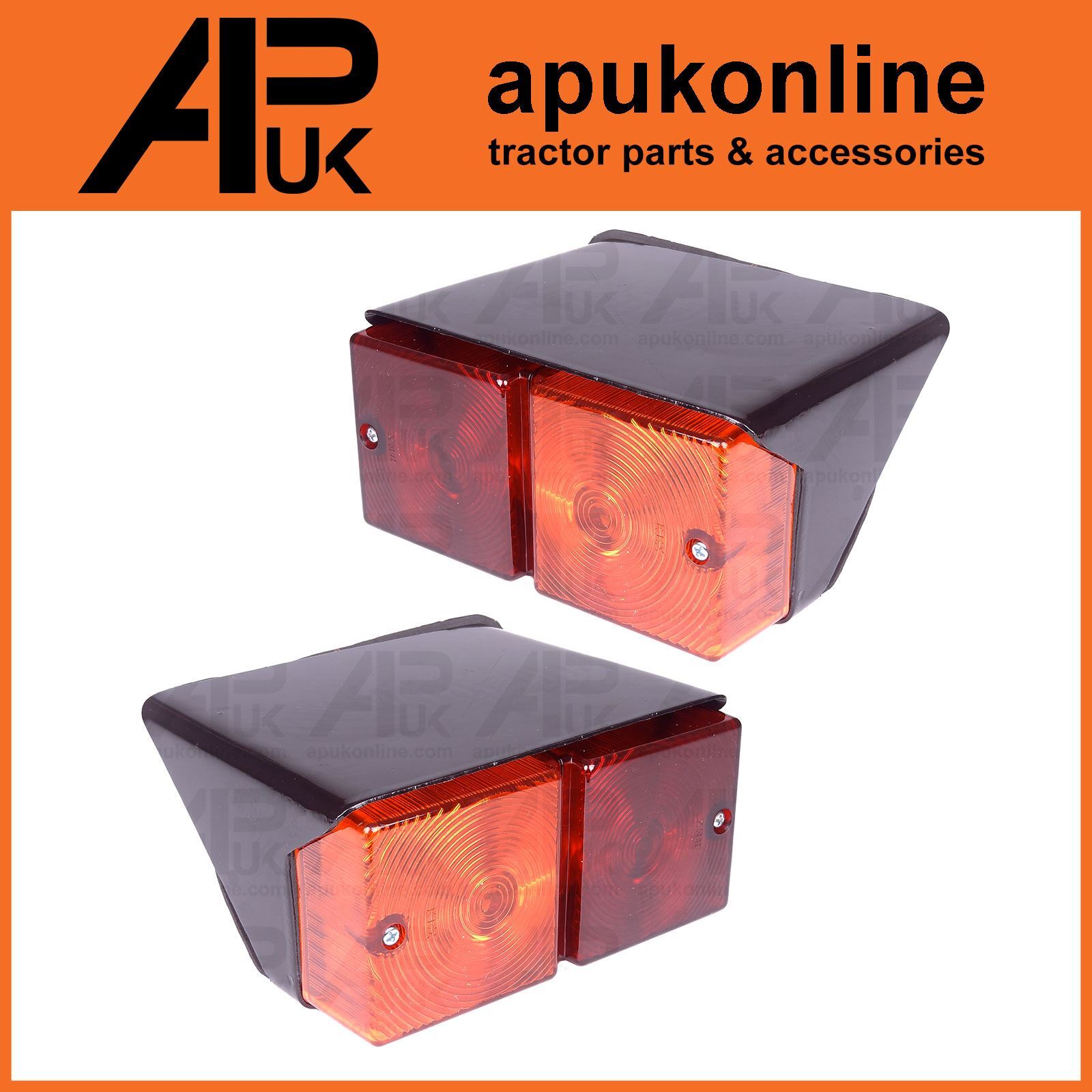 Pair Rear Tail Light Lamp L&R for New Holland TL80 TL90 TL100 TS90 ...