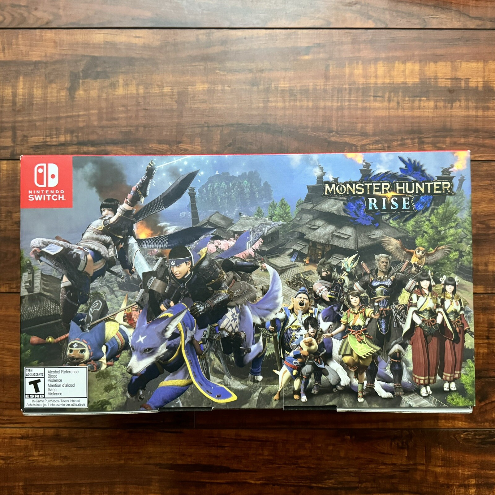Nintendo Switch Monster Hunter Rise Console W/Game Deluxe Edition | eBay