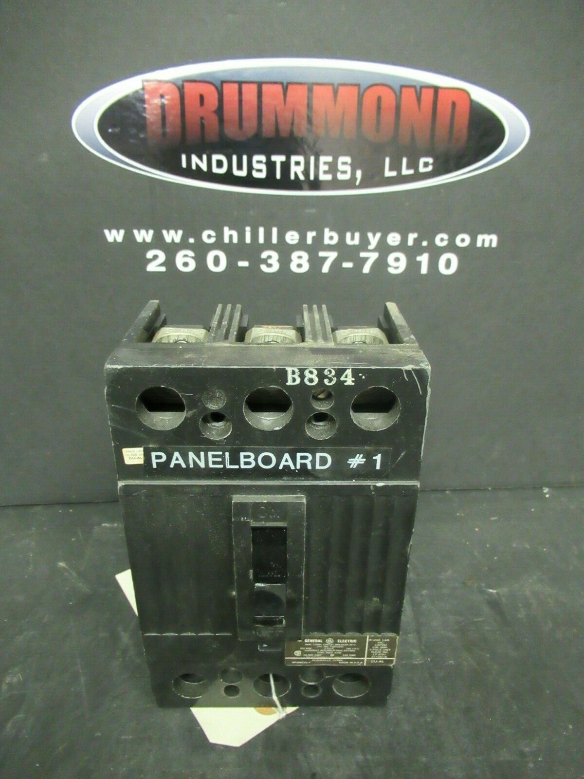 225 AMP GE BREAKER TQD32225 240 VAC 3 POLE **30 DAY WARRANTY INCLUDED ...