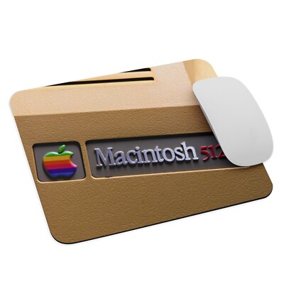 Apple Macintosh 512k - Mouse Pad NEW 9.5" x 7.75" Non Slip Gaming ...