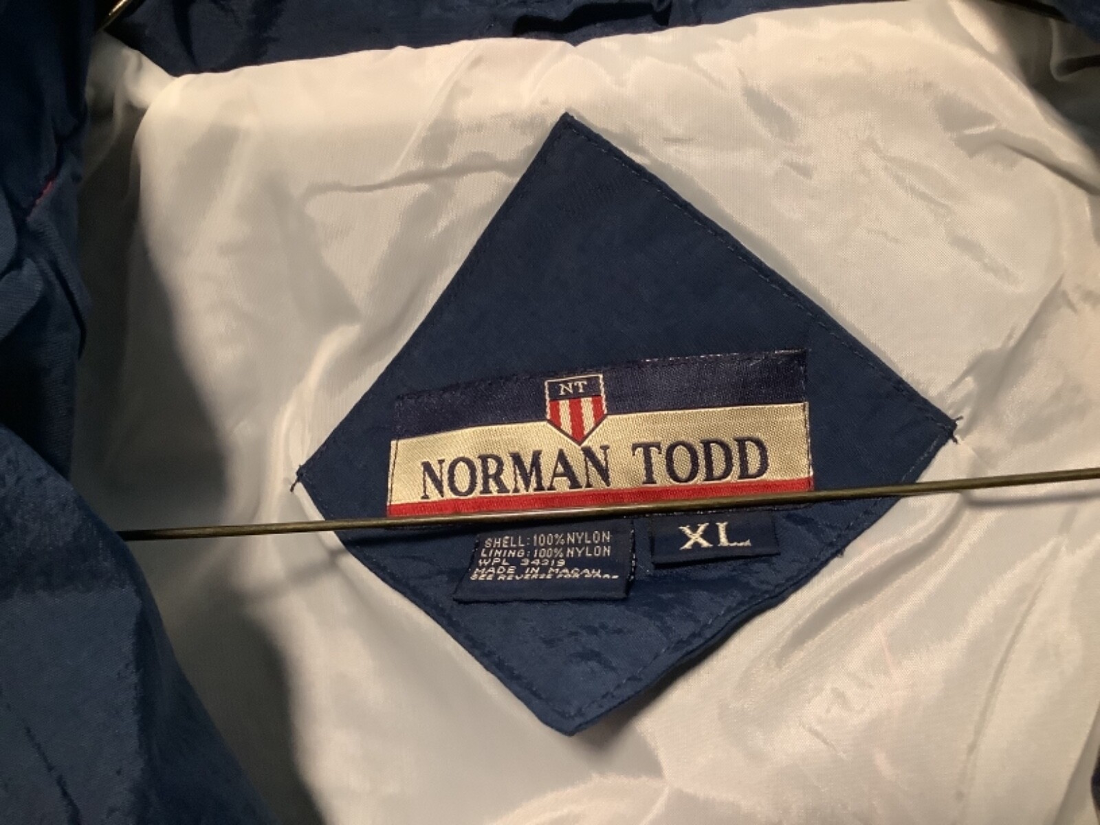 VTG Valvoline Racing Norman Todd Red White Blue 1990’s Racing Jacket ...