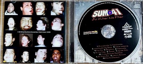 Sum 41 - All Killer No Filler (CD, 2001) Punk Rock EMI Music Canada | eBay