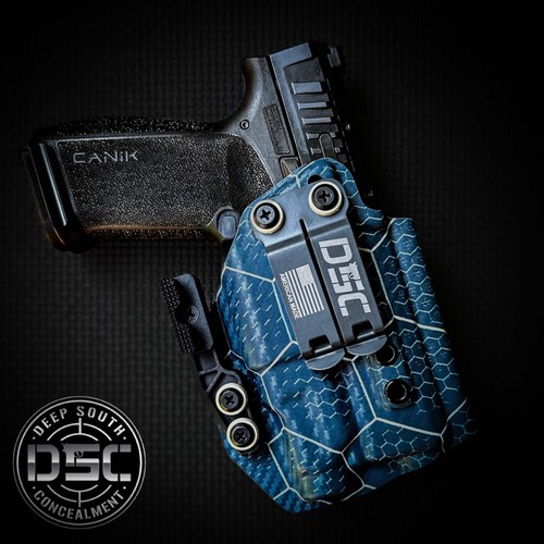 Canik MC9 Prime Streamlight w/TLR7 Sub Blue/Tan Hex Carbon Fiber RH IWB ...