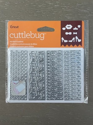 Cricut Cuttlebug Cut & Emboss Dies, All Girl Confetti | eBay