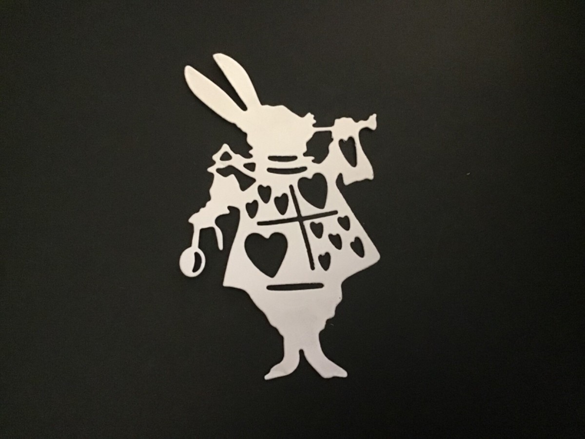 Alice In Wonderland White Rabbit Silhouette