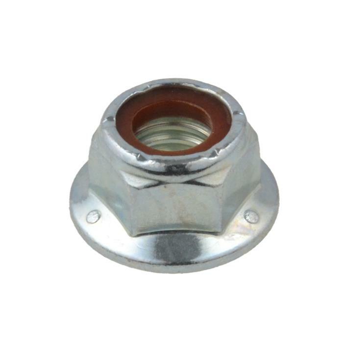 Pack of 1 Zinc Silver Flange Nyloc Nut 5/16 x 18 TPI UNC DIN6926 ...