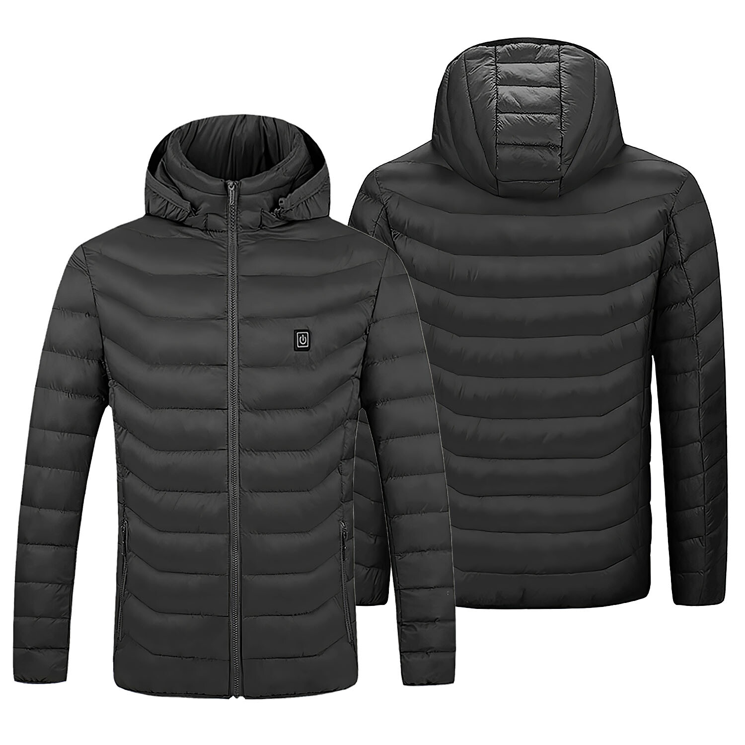 Heated Coat Winter Body Warm Electric USB Jacket Men Women Thermal ...