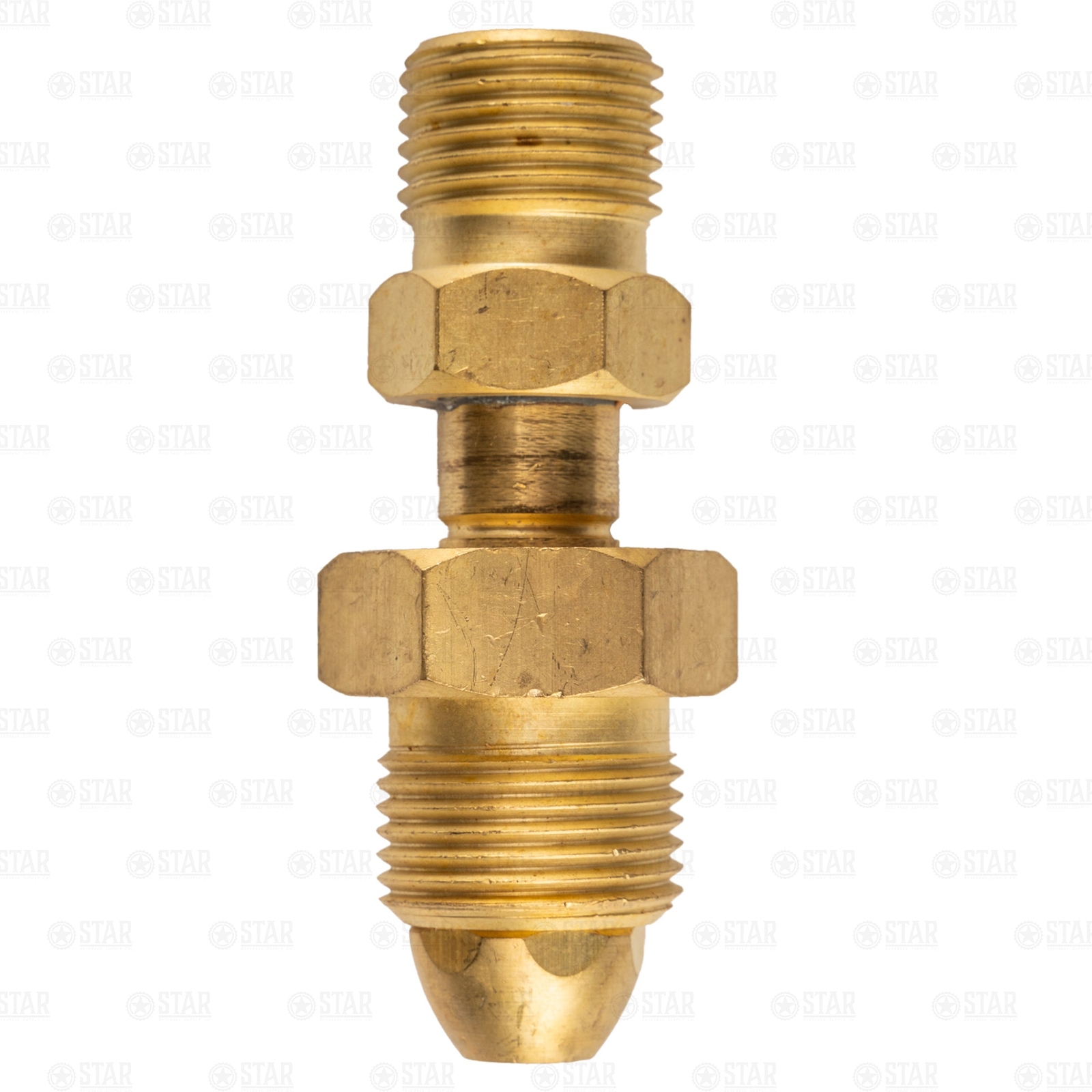 CO2 Regulator to Nitrogen Gas Tank Adapter Brass CGA580 CGA320 Male ...
