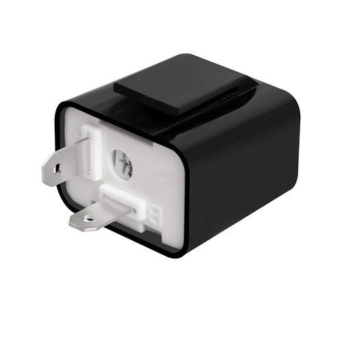 2 Pin Electronic Flasher Relay, Adjustable 12V Relays Fix for LED Turn ...