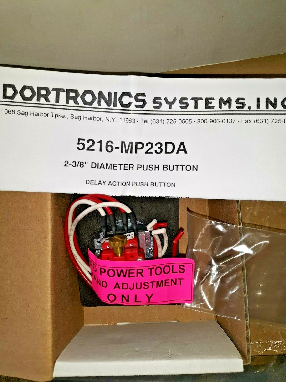 DORTRONICS 5216-MP23DA/RxE1 Push to Exit Button,24VDC,Red Button | eBay