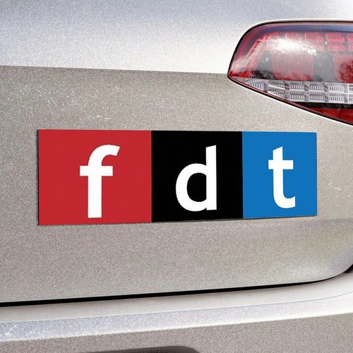 FDT Like NPR Sticker, Anti-Trump Anti-MAGA Vinyl Decal for Car Laptop ...
