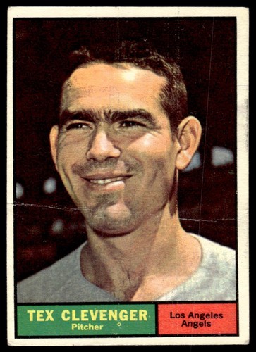 1961 Topps Tex Clevenger ⁞ Los Angeles Angels #291 | eBay