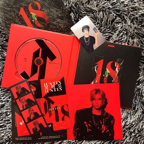 Huang Minghao Music Album Set Official《18》 黄明昊专辑《18》首张个人实体唱片 CD+小卡+书签 ...