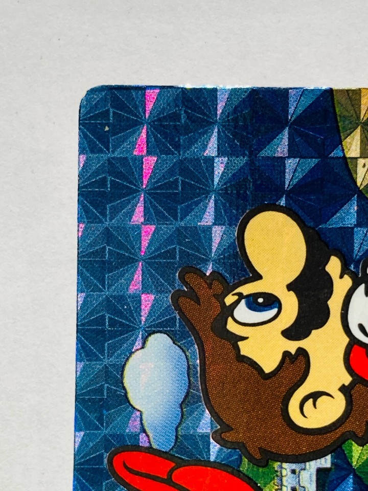 Super Mario World Foil Card 14 Monty Mole Japan 1993 SNES Nintendo F/S ...