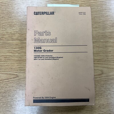Manuals & Books - Cat Caterpillar Parts Book - 3