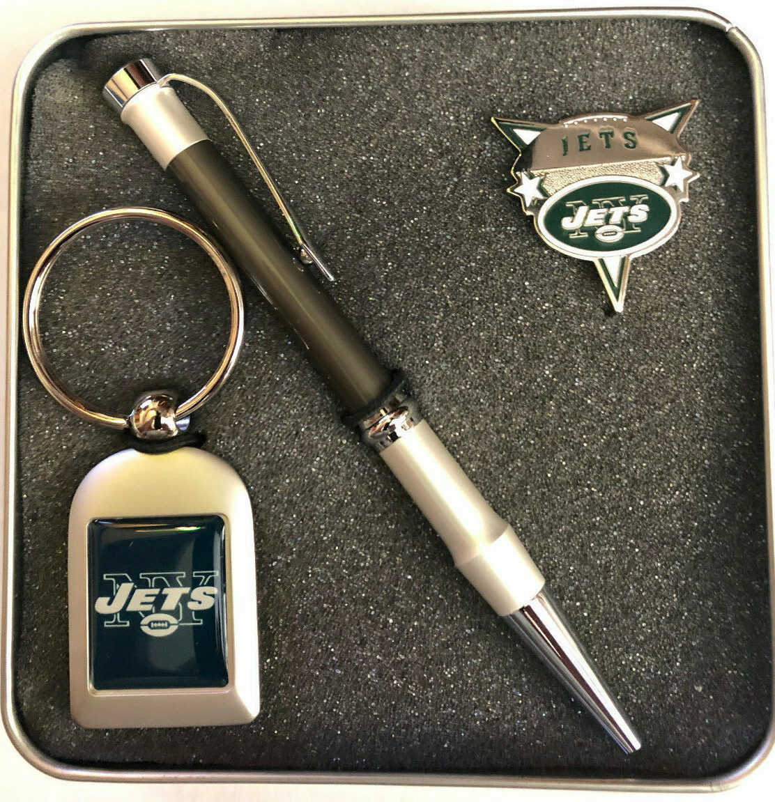 New York Jets Key Holder, Pin and Pen Gift Set | eBay