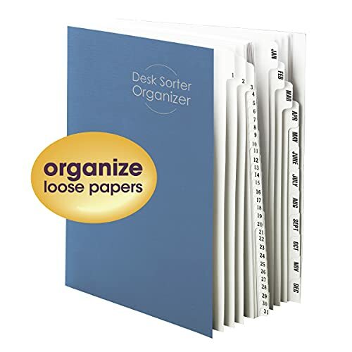 Smead Desk File Sorter Alphabetic A-z 20 Dividers Letter Size Blue ...