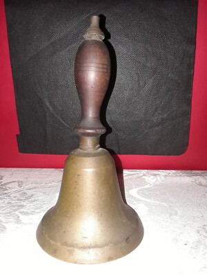 Vintage Brass Hand Held School Bell | eBay