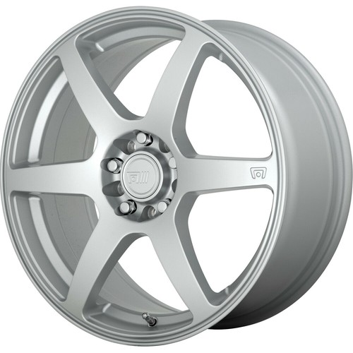 17x7 Hyper Silver Wheels Motegi MR143 CS6 4x100/4x114.3 40 (Set of 4 ...
