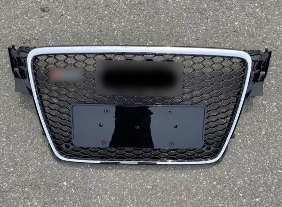 For Audi A4 S4 B8 RS4 Style 2009 -2012 Front bumper Honeycomb Grille ...