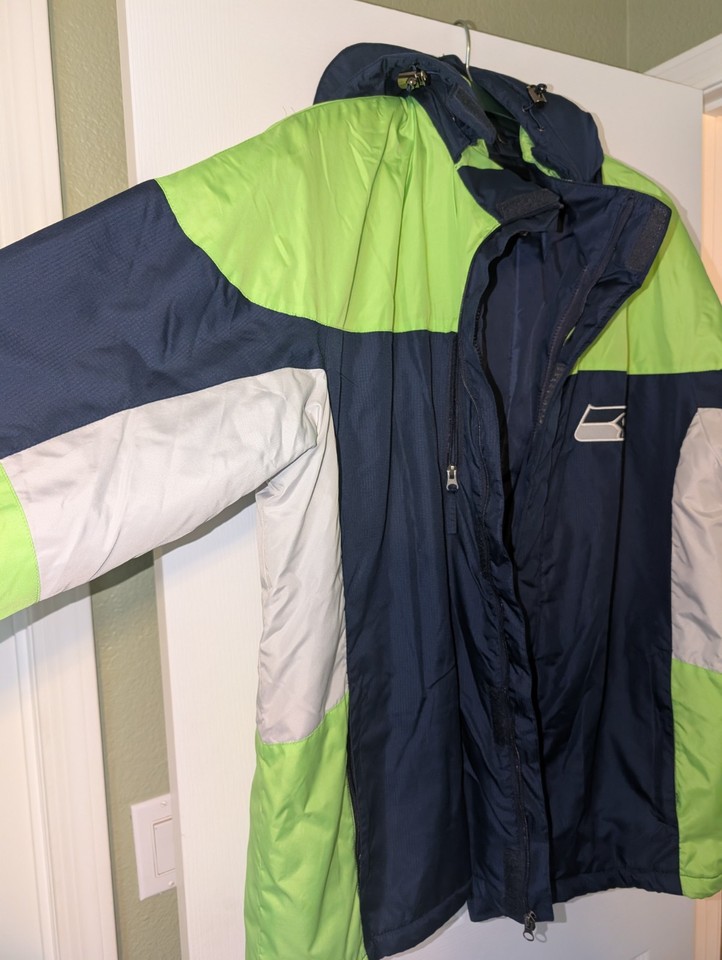 Seattle Seahawks Jacket NFL Parka Coat Size XL Men's NFL Sports - FREE ...