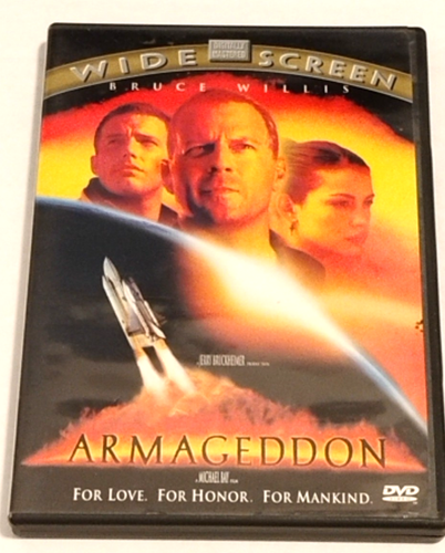 Armageddon DVD – Action Sci-Fi Movie 1998 Bruce Willis Disaster ...