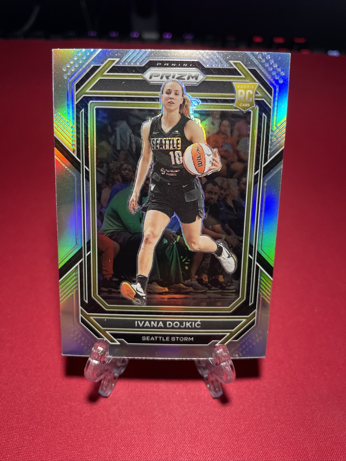 2023 Panini Prizm WNBA IVANA DOJKIC RC ROOKIE #150 SILVER PRIZM STORM ...