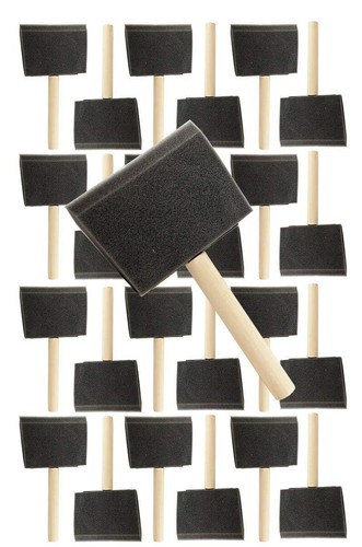 - Foam Brushes - 4 Inch - 24 Piece Poly Foam Brush Set | eBay