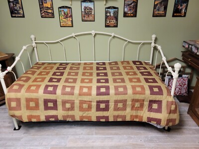 Realrooms Talia Twin Size Daybed Metal Frame and Twin Size Trundle Bed ...