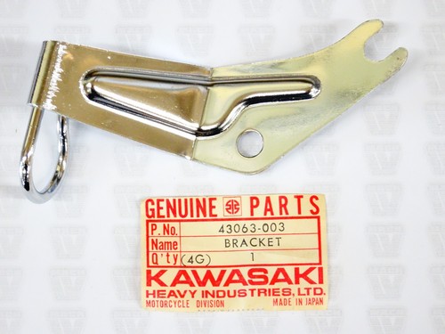 Kawasaki NOS NEW 43063-003 Brake Hose Bracket H1 KH KZ KH500 KZ900 LTD ...