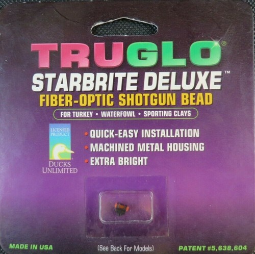 TRUGLO STARBRITE DELUXE FIBER OPTIC SHOTGUN SIGHT | eBay